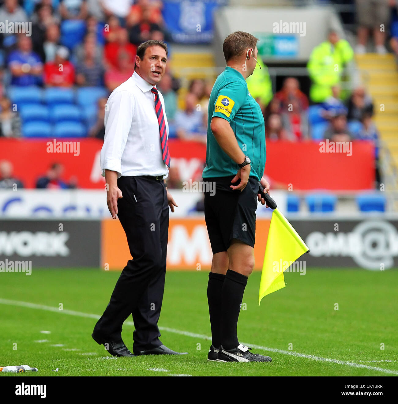 Cardiff city manager malky championship match cardiff city stadium hi ...
