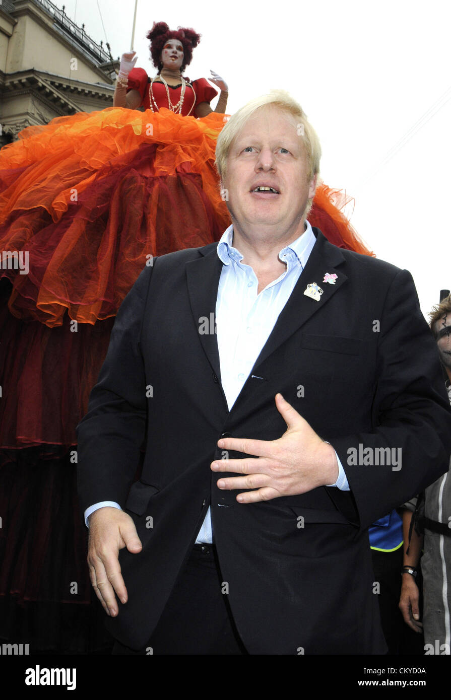 Mayor Boris Johnson attends Piccadilly Circus Circus event at ...