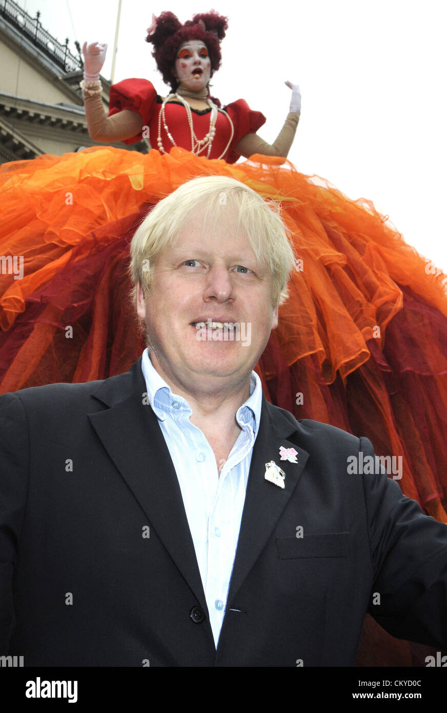 Mayor Boris Johnson attends Piccadilly Circus Circus event at ...