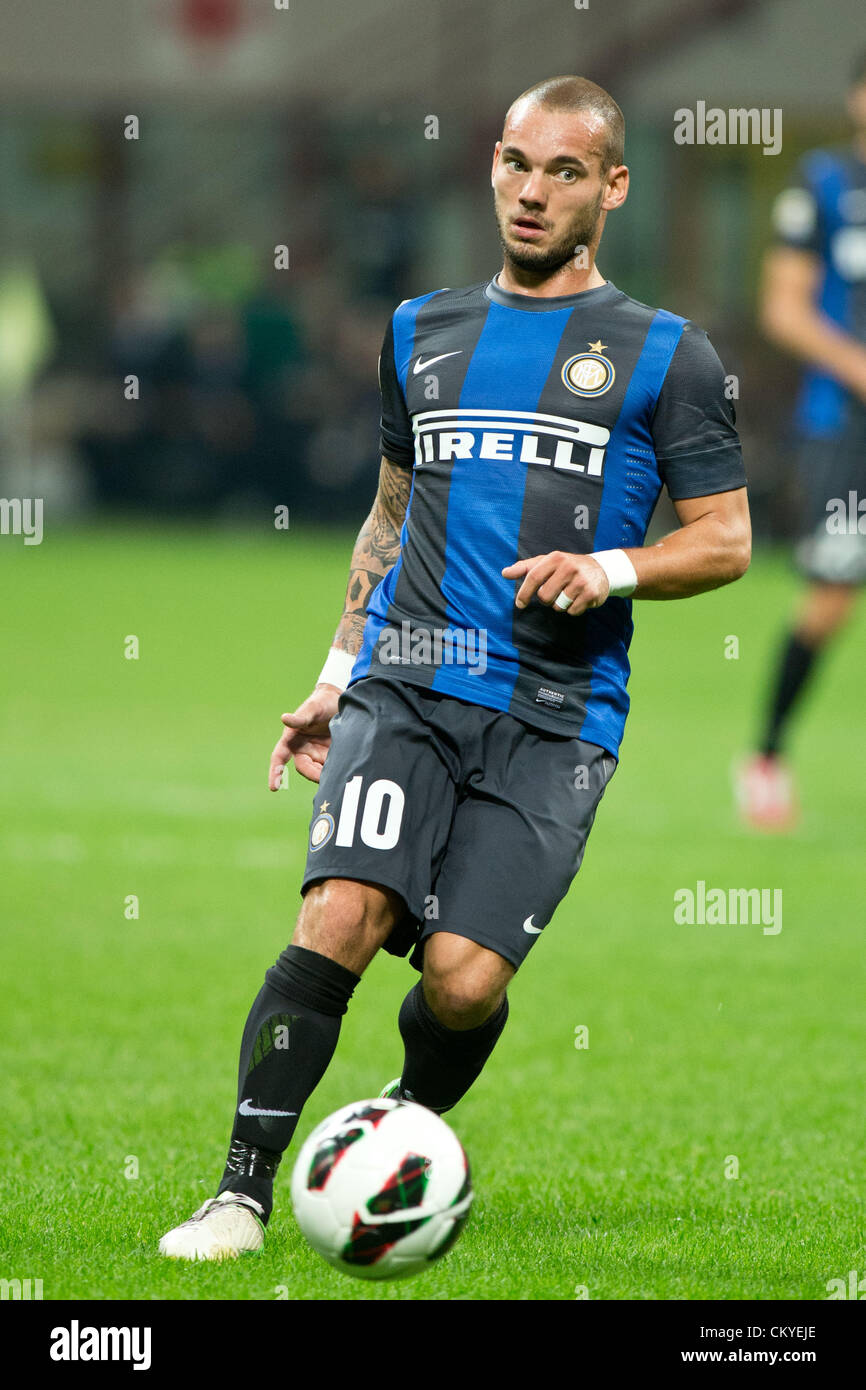 Wesley Sneijder (Inter), SEPTEMBER 2, 2012 - Football / Soccer ...