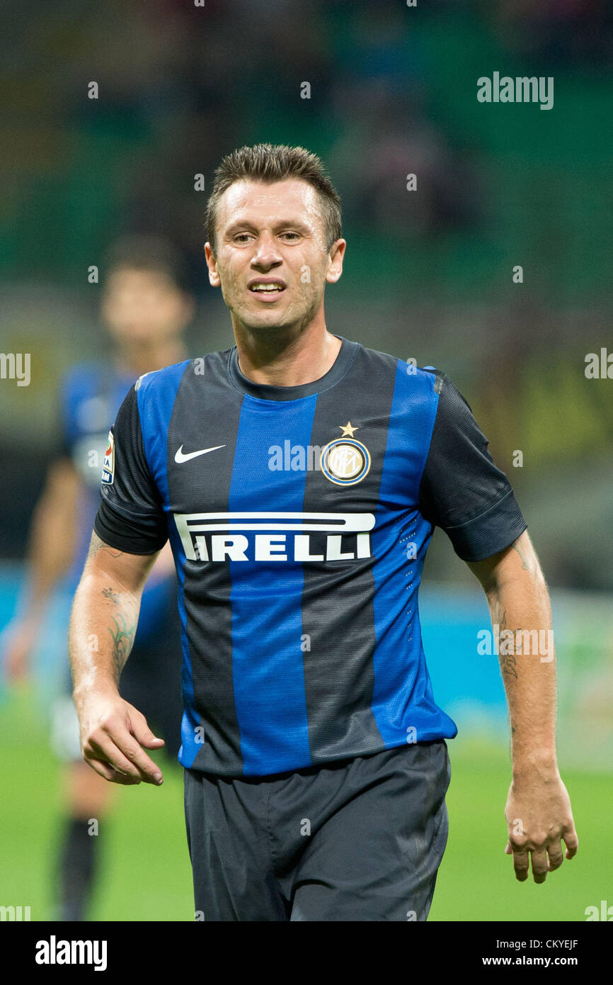 Antonio Cassano (Inter), SEPTEMBER 2, 2012 - Football / Soccer ...