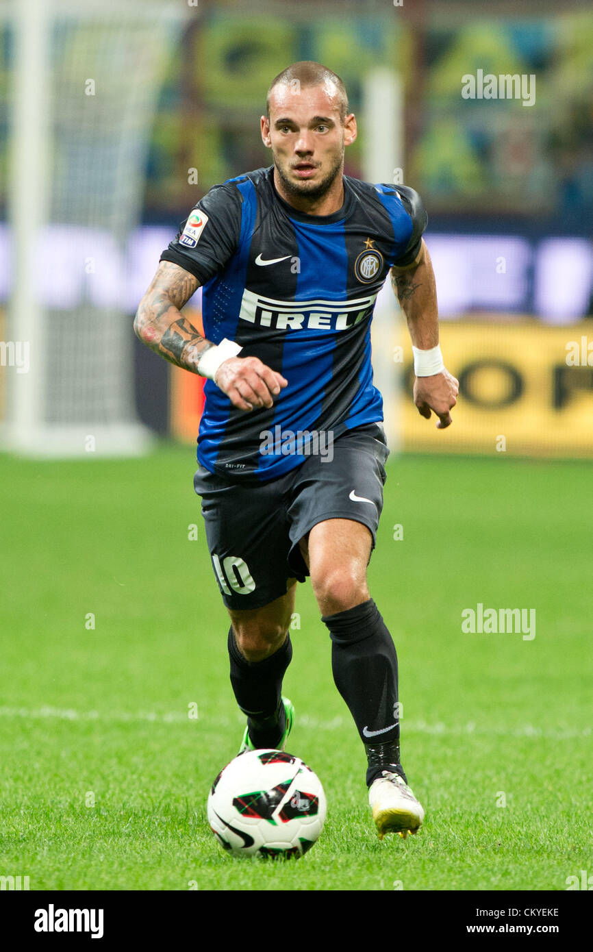 Wesley Sneijder (Inter), SEPTEMBER 2, 2012 - Football / Soccer ...