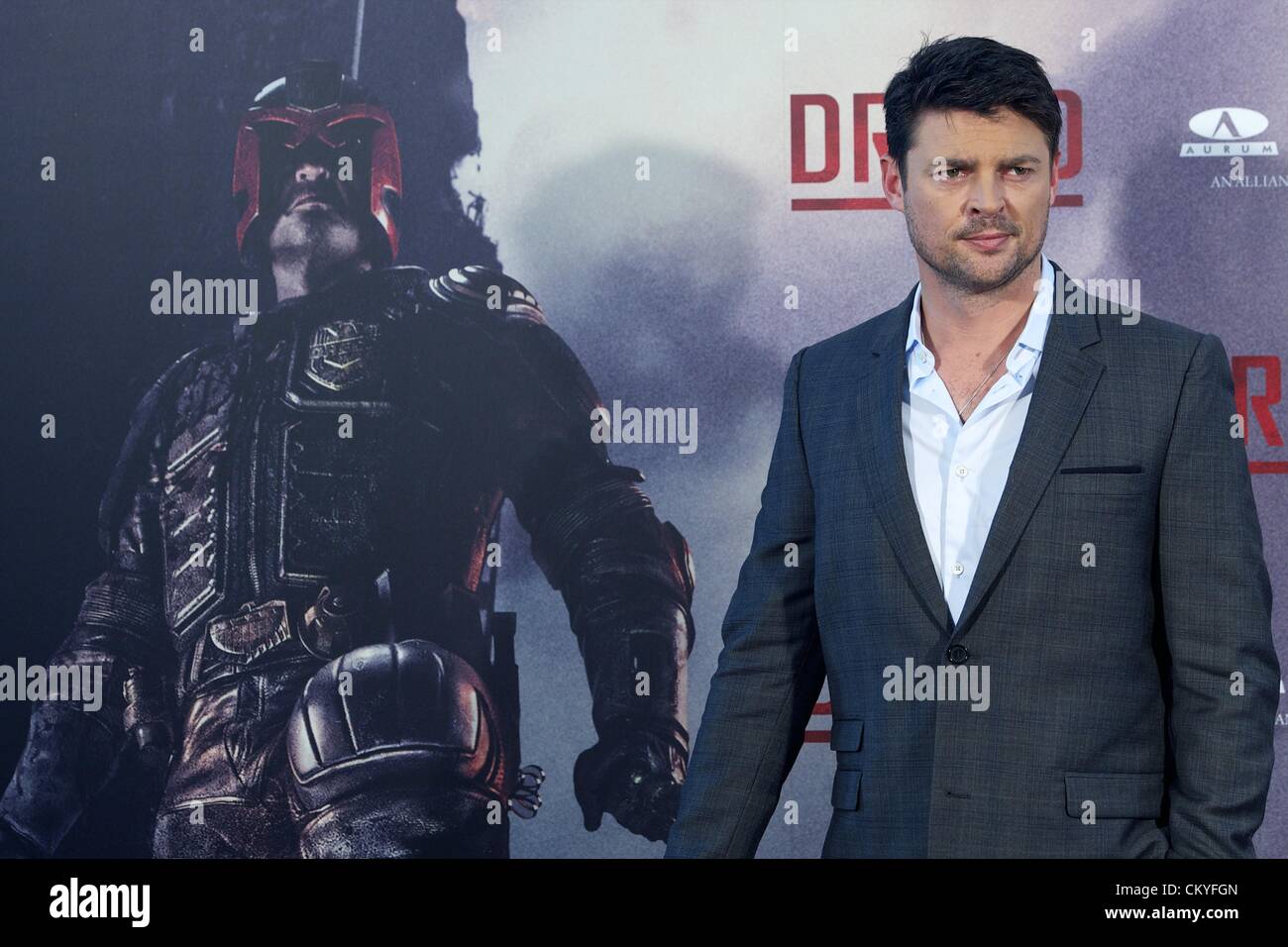 Karl urban dredd hi-res stock photography and images - Alamy
