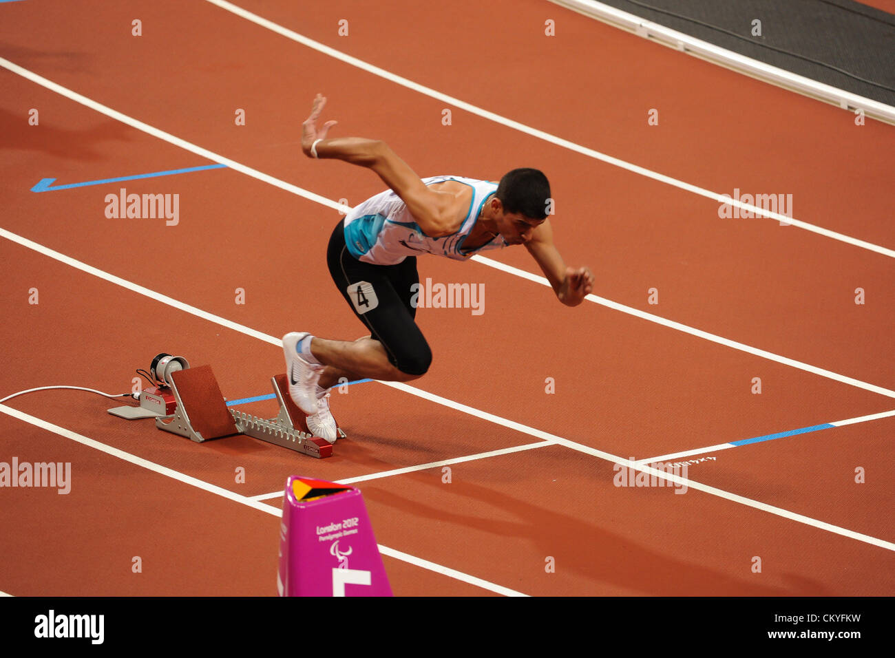 Action From The Mens 400m Final High Resolution Stock Photography and ...
