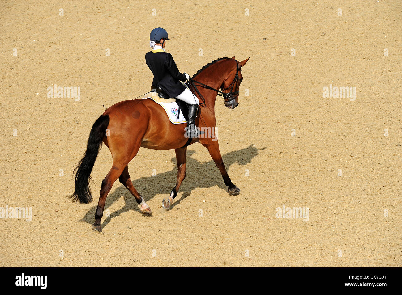 03.09.2012 Stratford, England. Francesca Salvade of Italy in action ...