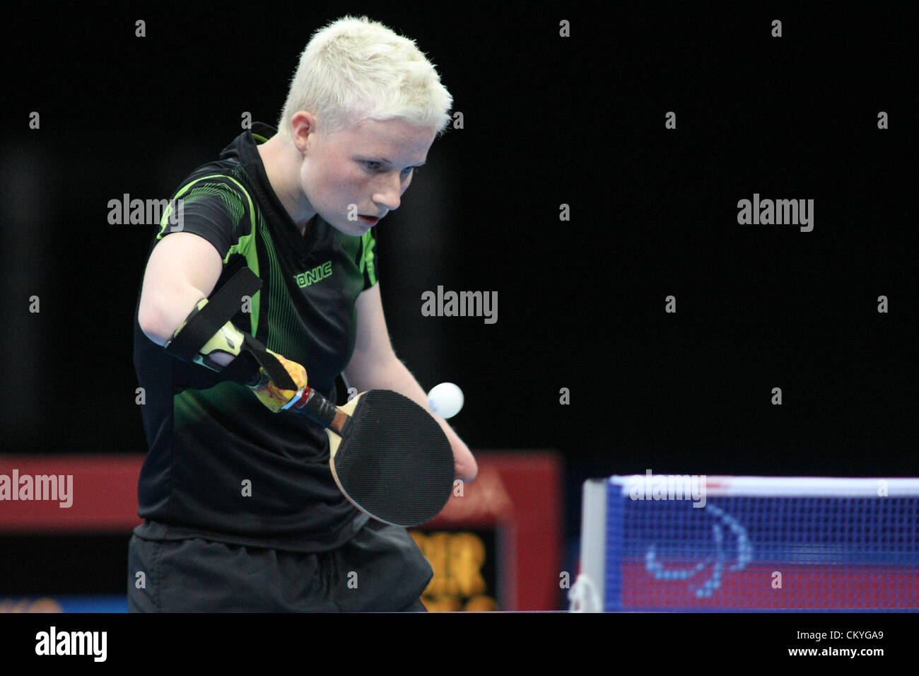 03.09.2012. London, England. Stephanie Grebe (GER) in action during her ...