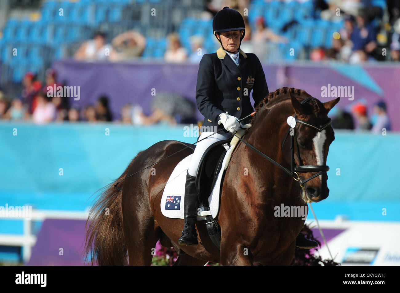 03.09.2012 Stratford, England. Joann Formosa of Australia riding her ...