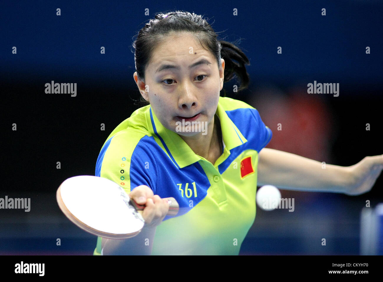 3.09.2012 London, England. Meili Liu (CHI) in action during the Women's ...