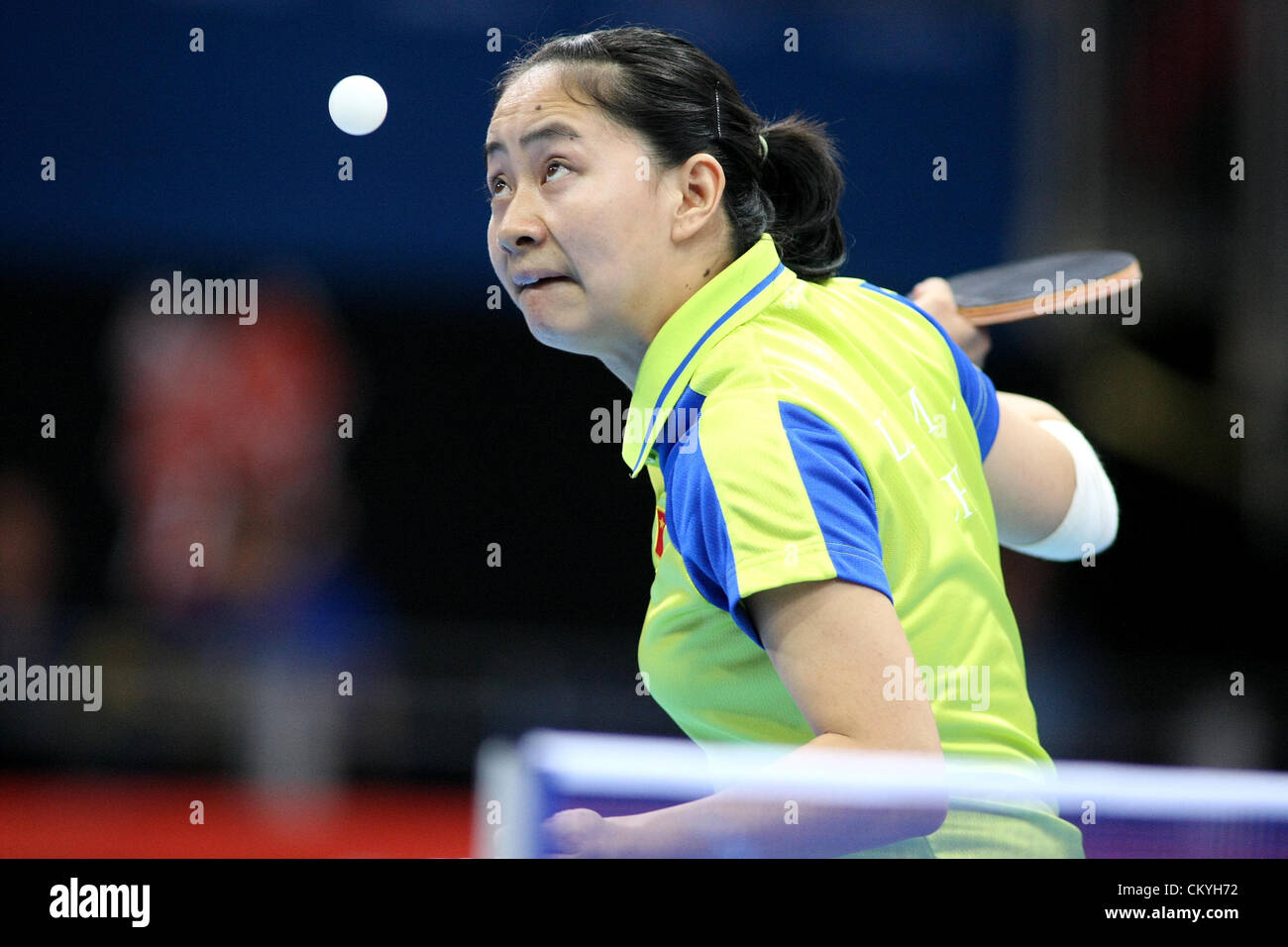 3.09.2012 London, England. Meili Liu (CHI) in action during the Women's ...