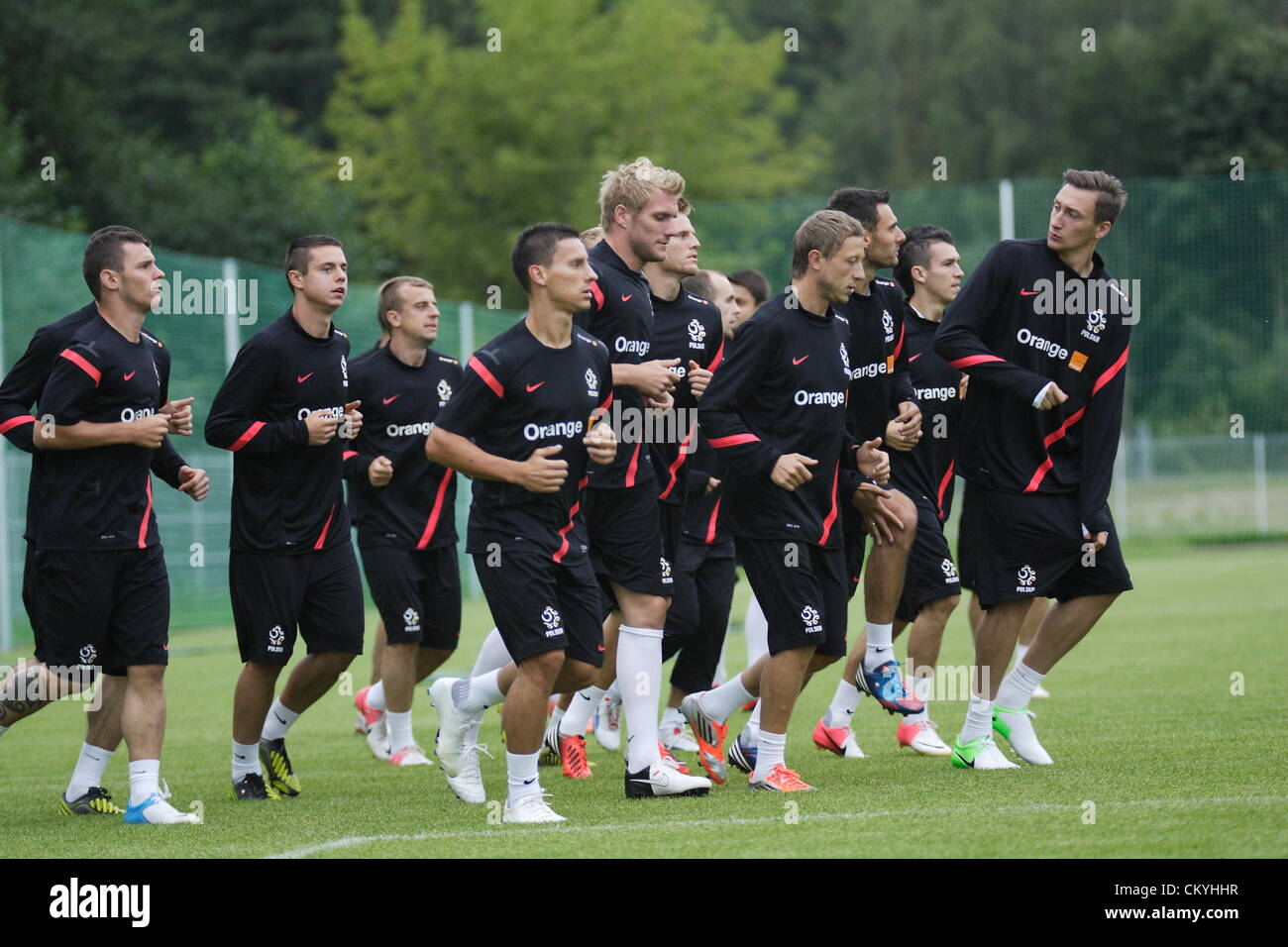 Gdansk, Poland 3rd, September 2012 Polish National Football team ...