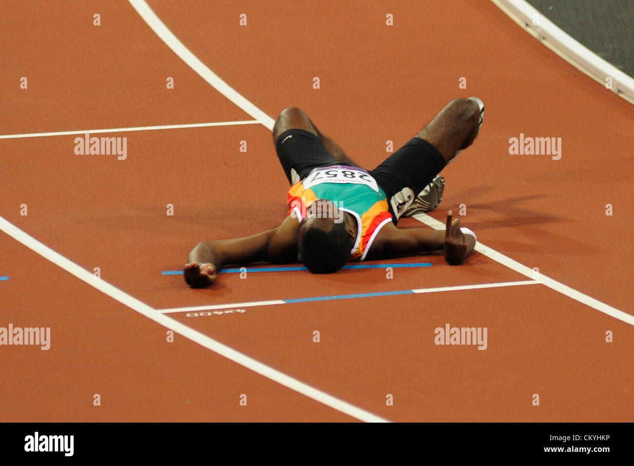 03.09.2012 London, England. Olympic Stadium. Men's 400m T38 Final ...