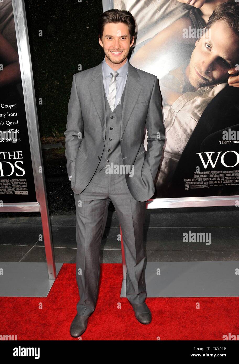 Ben Barnes at arrivals for THE WORDS Premiere, The ArcLight Cinemas ...
