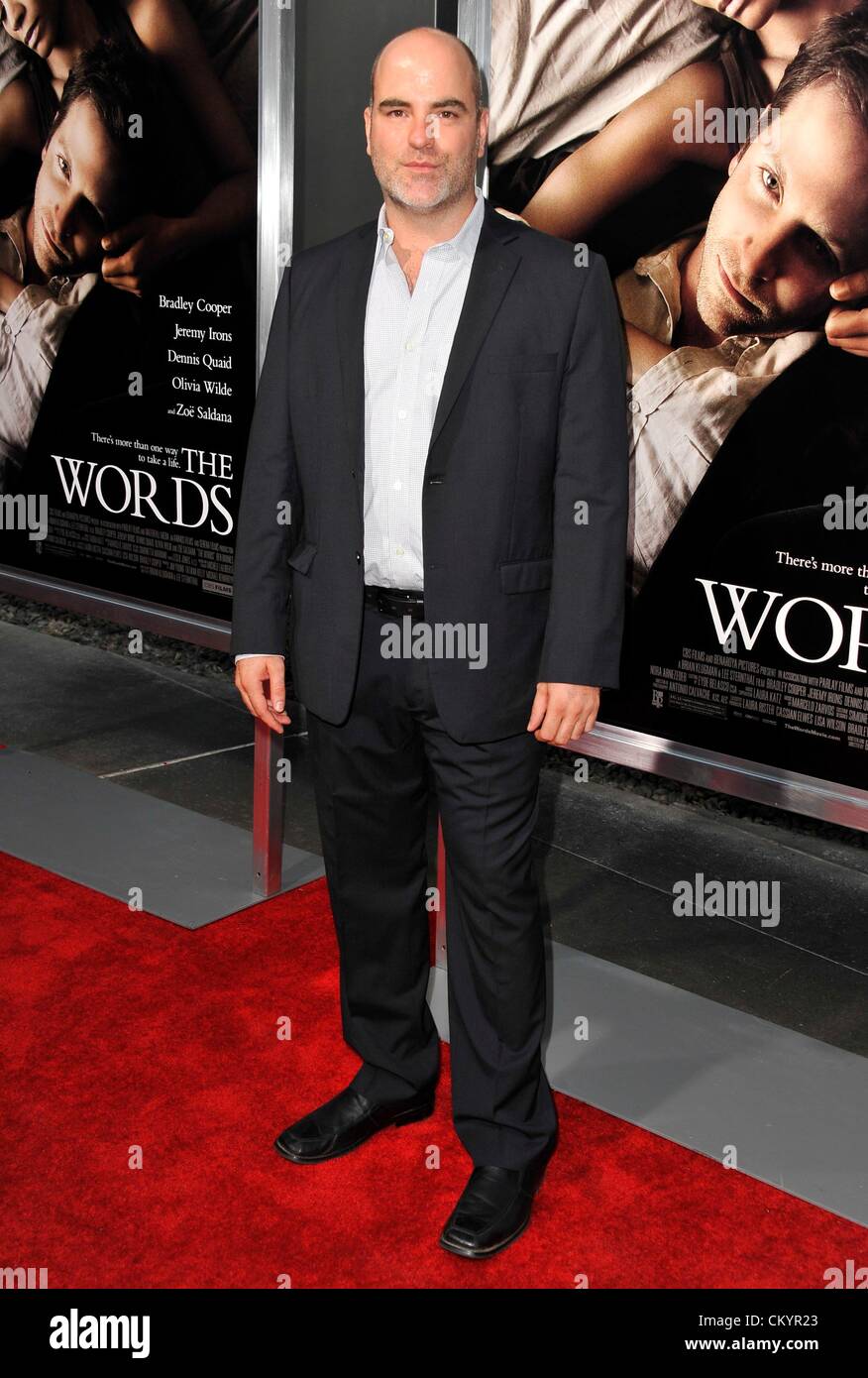 James Babson at arrivals for THE WORDS Premiere, The ArcLight Cinemas ...