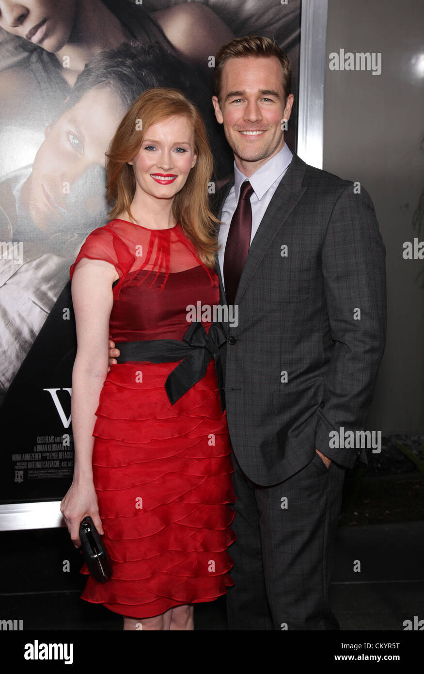 Sept. 4, 2012 - Hollywood, California, U.S. - James Van Der Beek & wife ...
