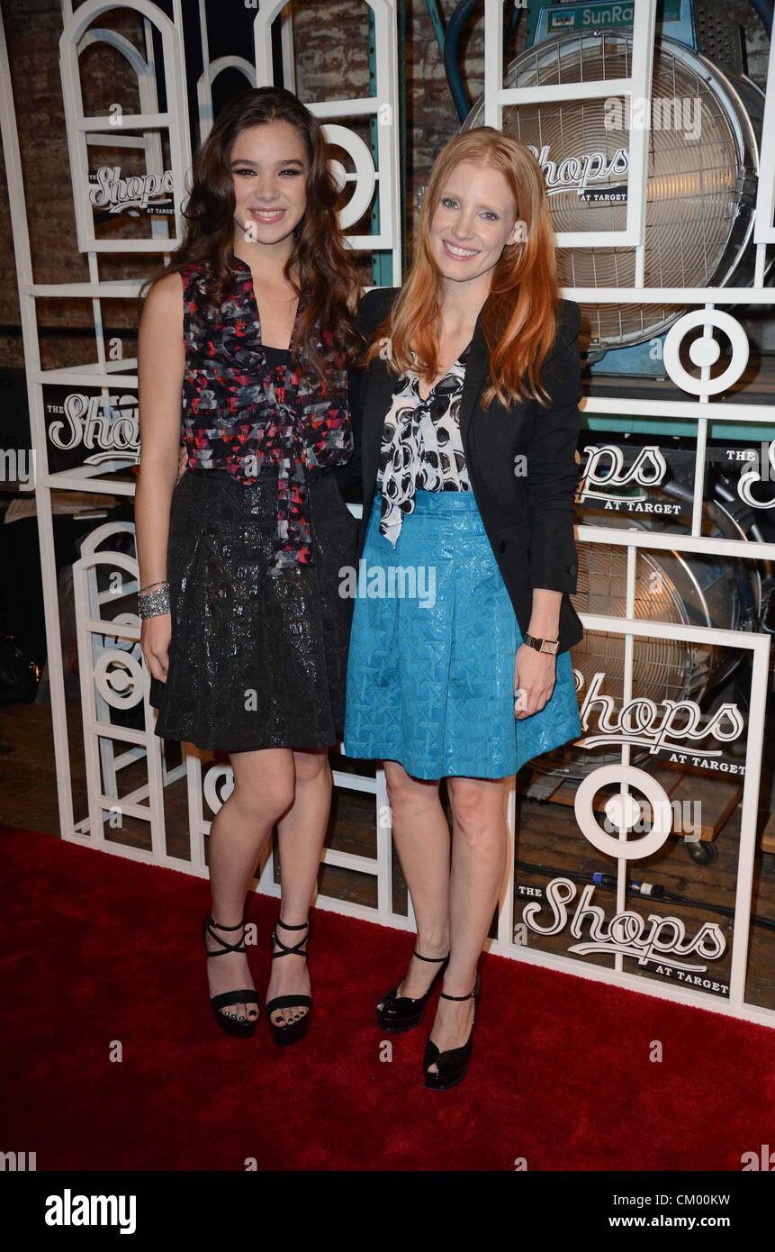 Hailee Steinfeld, Jessica Chastain at arrivals for The Shops at Target ...