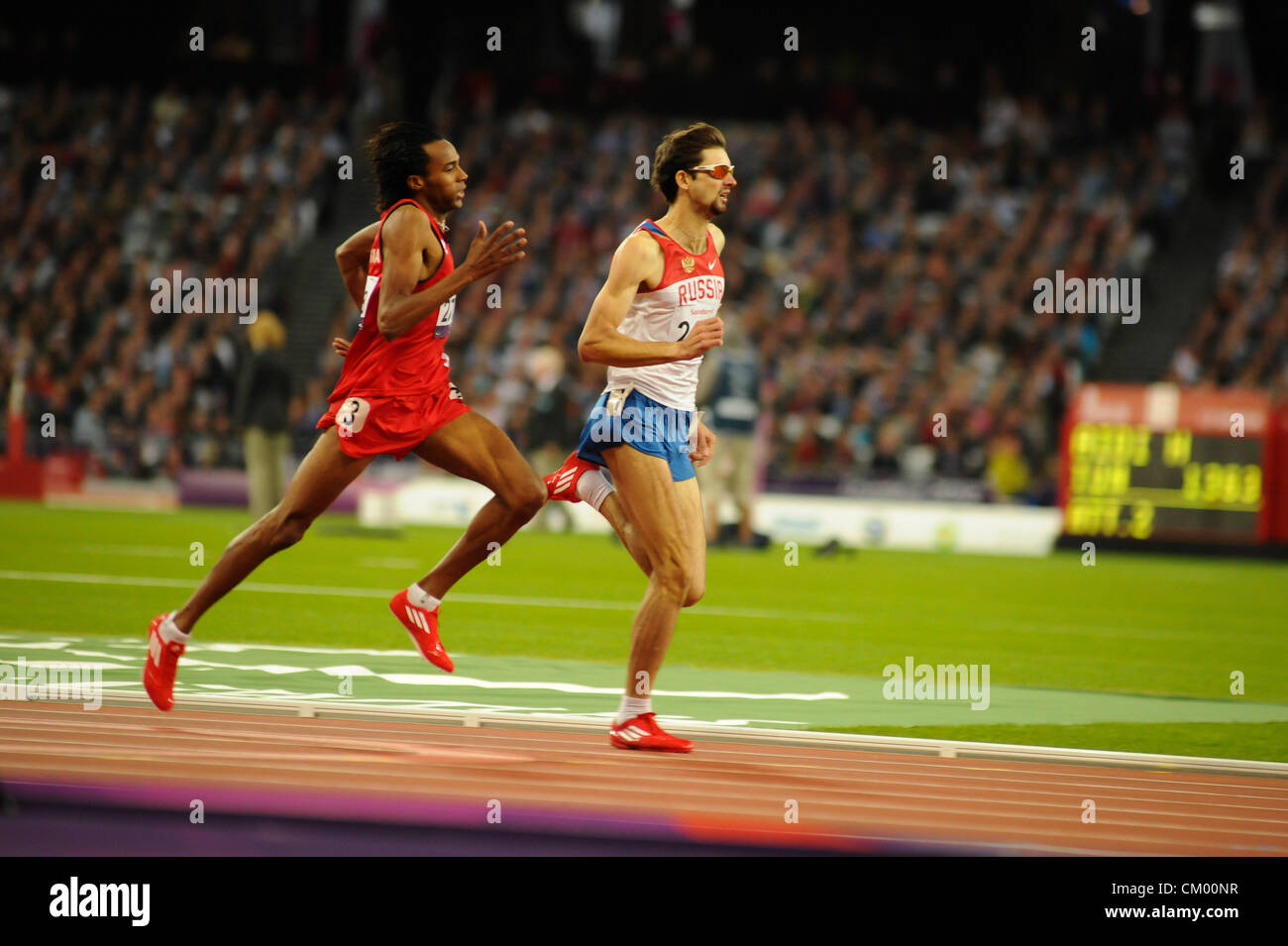 05.09.2012 London, England. Olympic Stadium. Men's 800m T12 Final ...