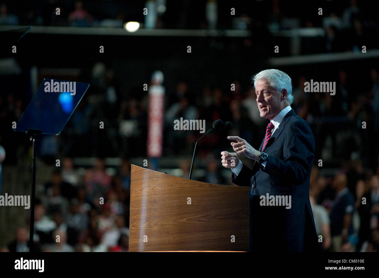 Charlotte, North Carolina, USA - Former President Bill Clinton speaks ...
