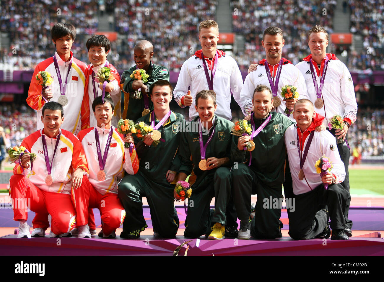 Olympic relay winners hi-res stock photography and images - Alamy