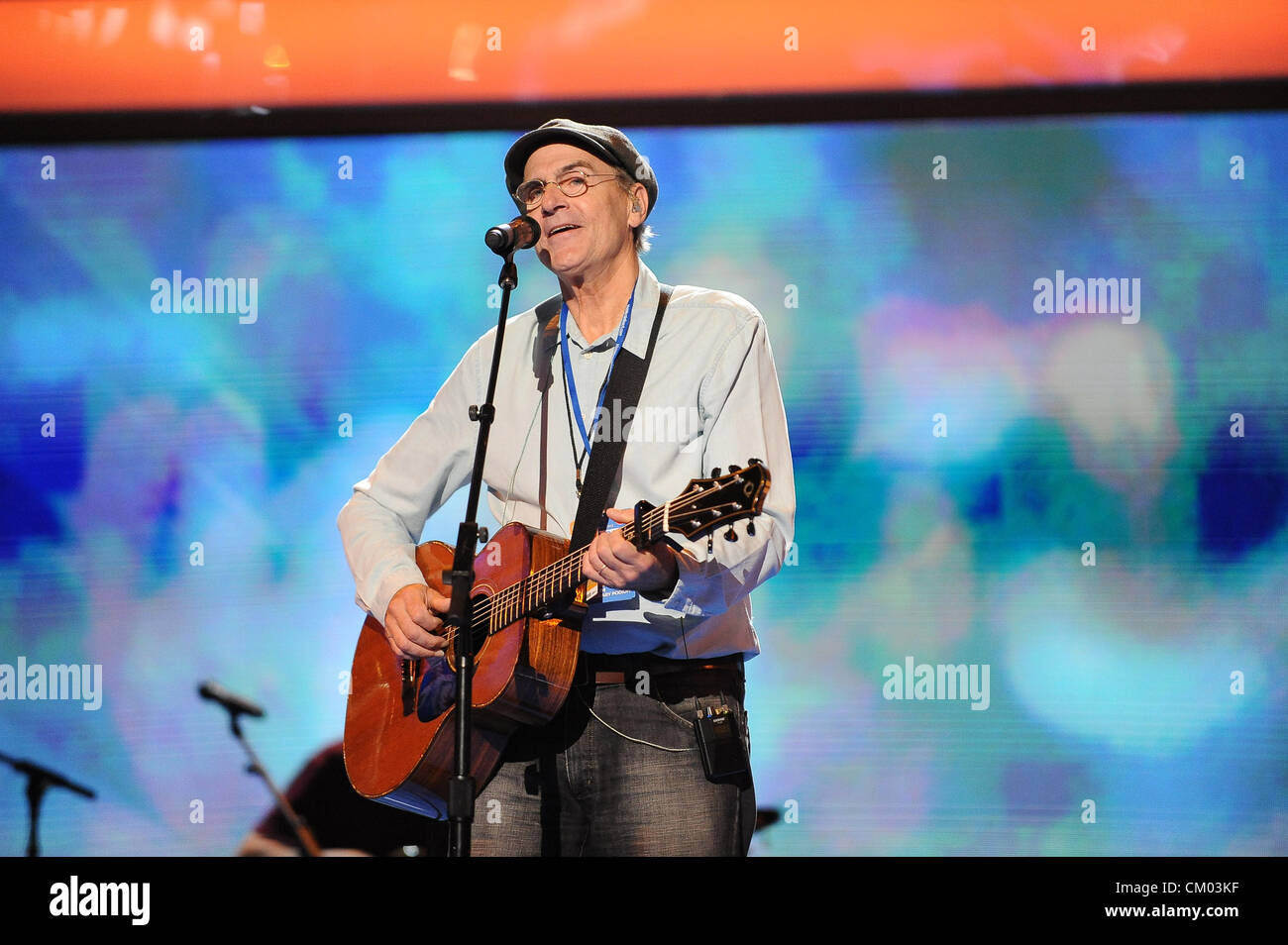 Sept. 6, 2012 - Charlotte, North Carolina, USA - James Taylor sings ...