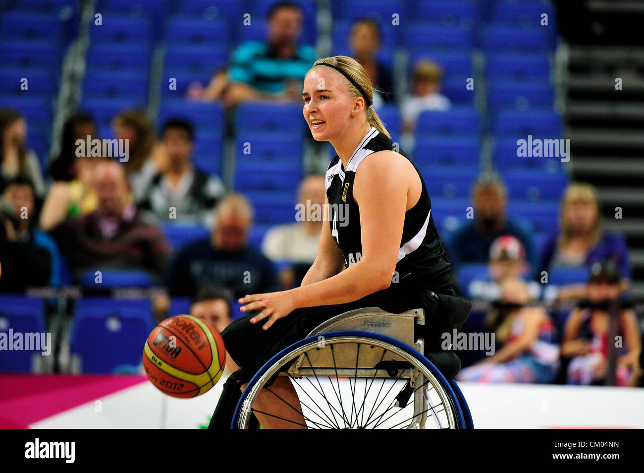 06.09.2012 Stratford, England. Mareike Adermann of Germany in action ...