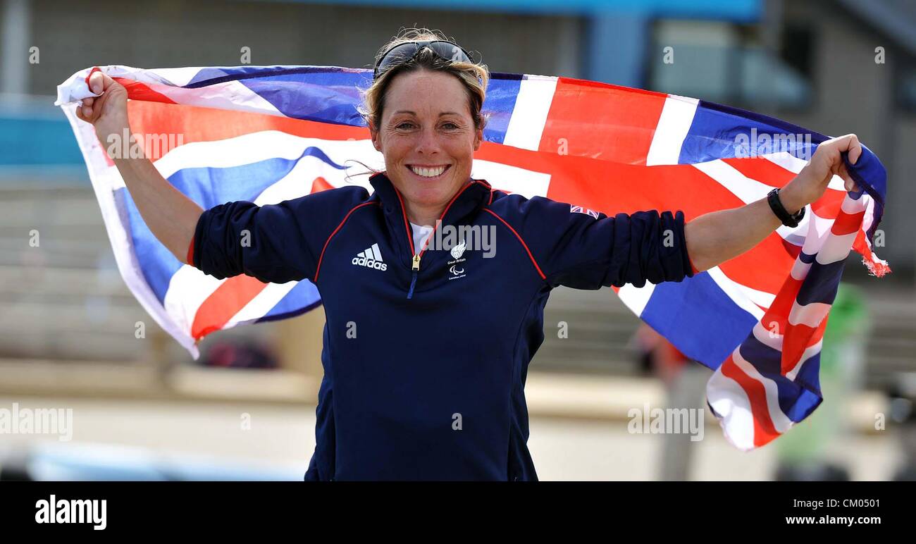 London 2012 Olympics: Sailing, medal ceremony Helena Lucas of Great ...