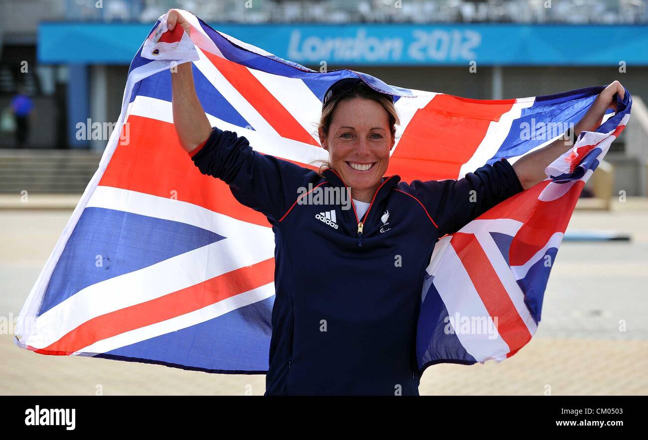 London 2012 Olympics: Sailing, medal ceremony Helena Lucas of Great ...
