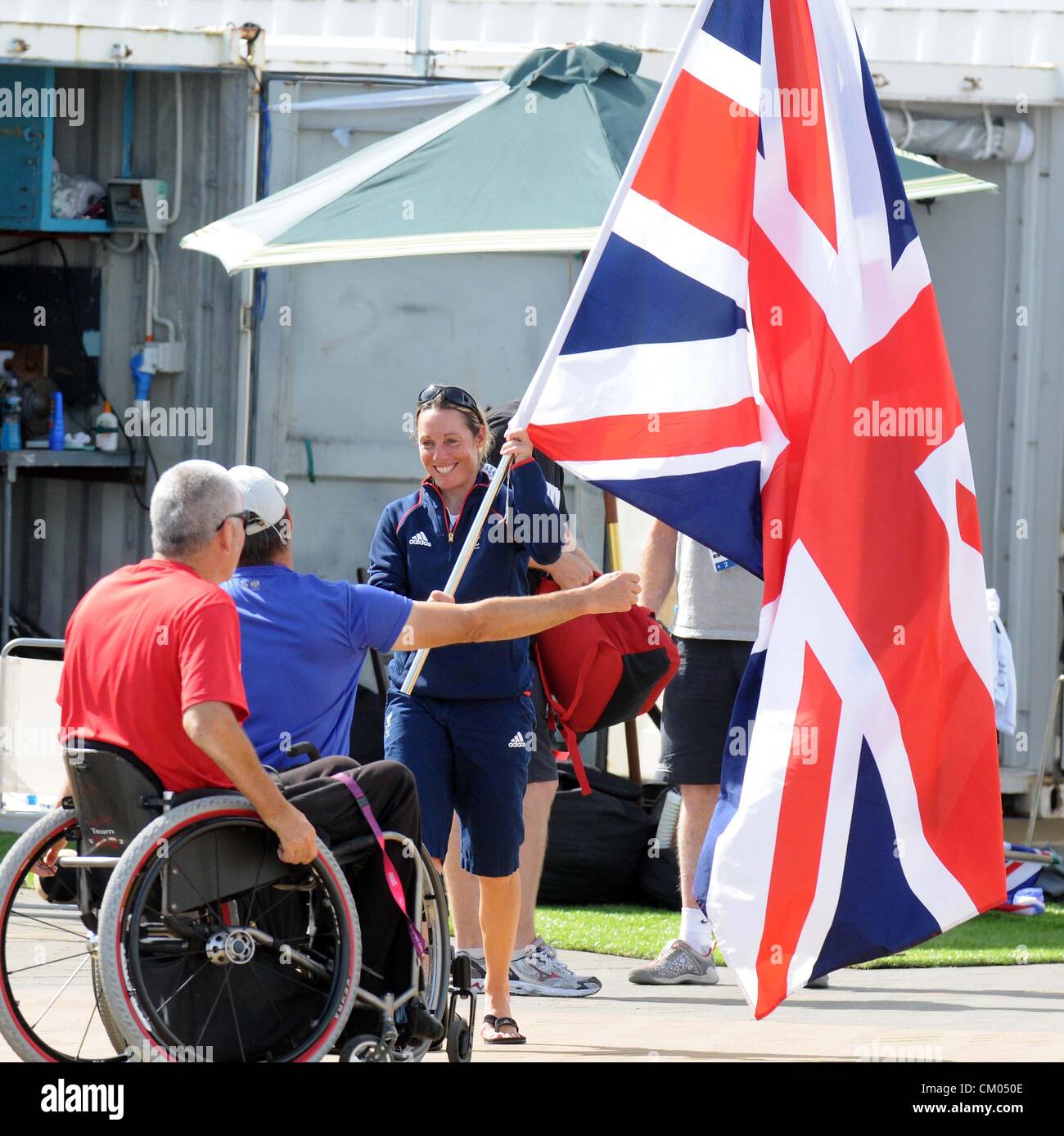 London 2012 Olympics: Sailing, medal ceremony Helena Lucas of Great ...