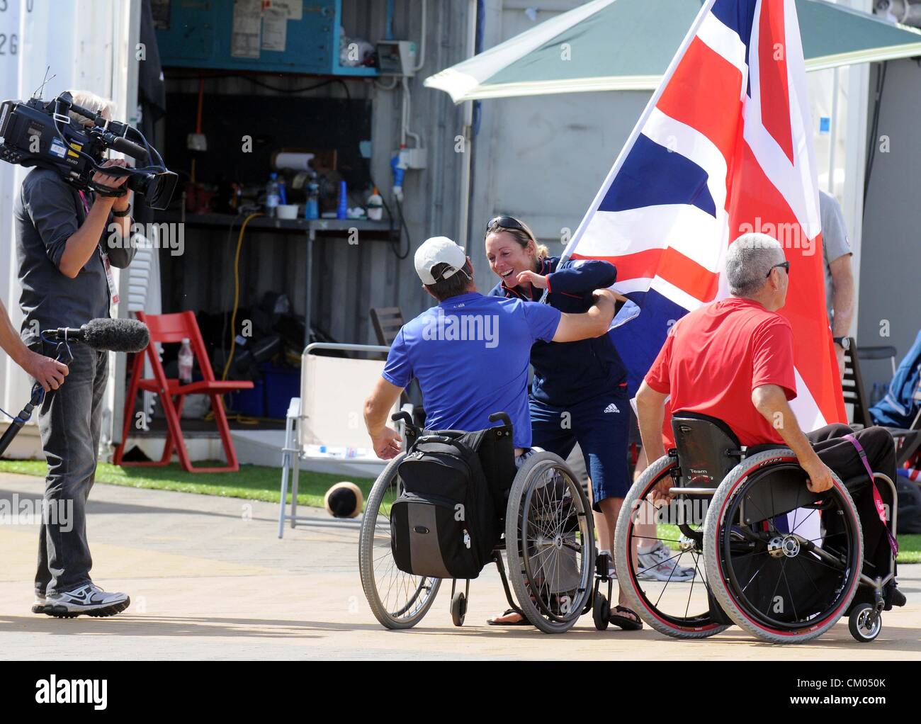 London 2012 Olympics: Sailing, medal ceremony Helena Lucas of Great ...