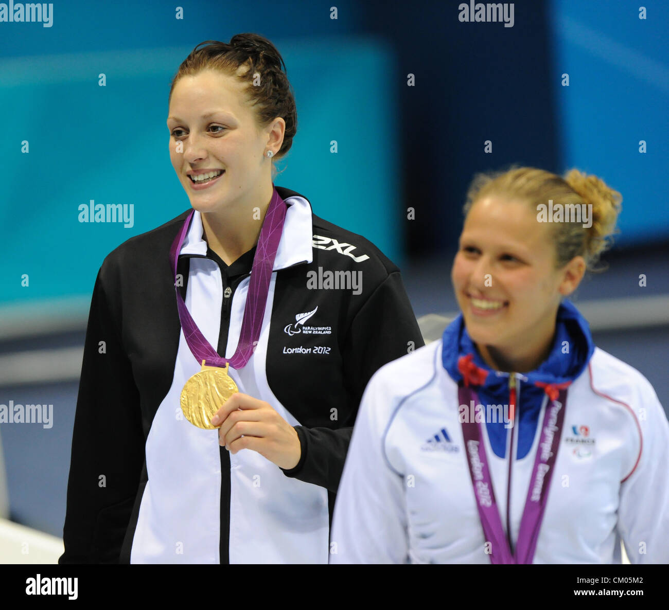 06.09.2012 London, England. Aquatics Centre. Women's 100m Freestyle S10 ...