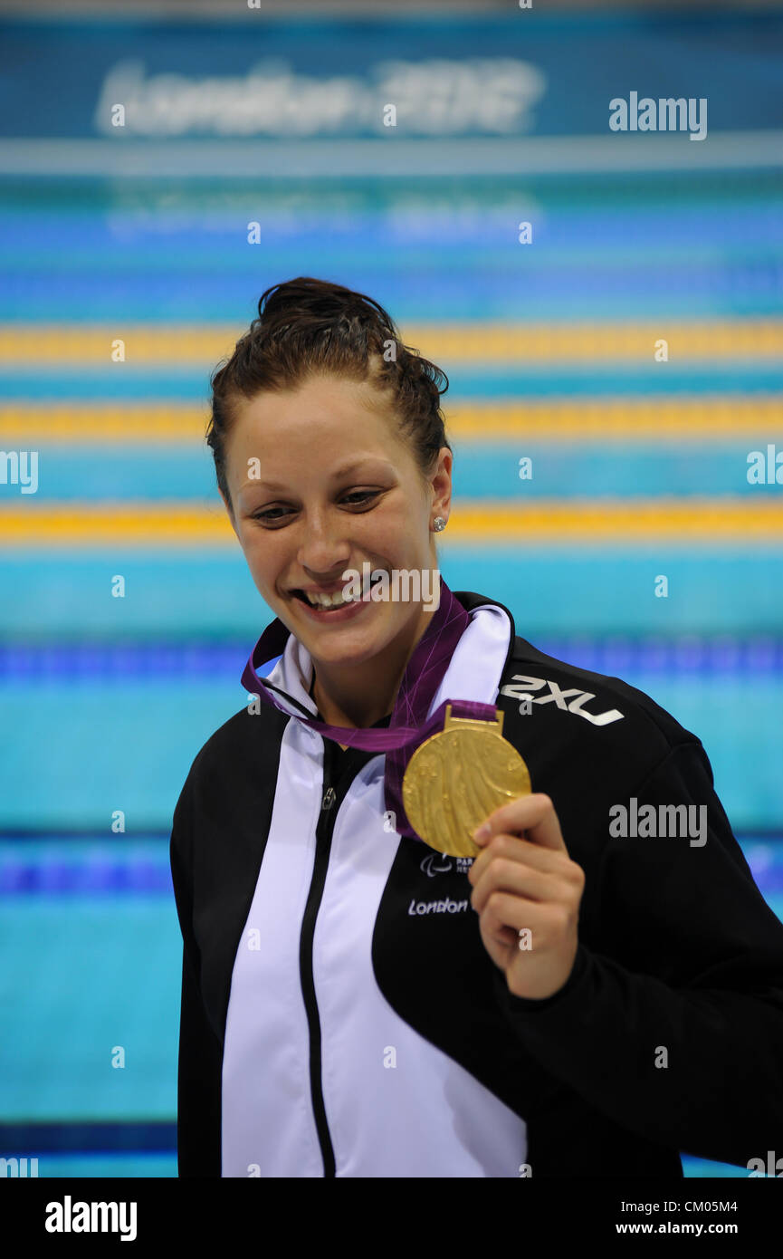 06.09.2012 London, England. Aquatics Centre. Women's 100m Freestyle S10 ...