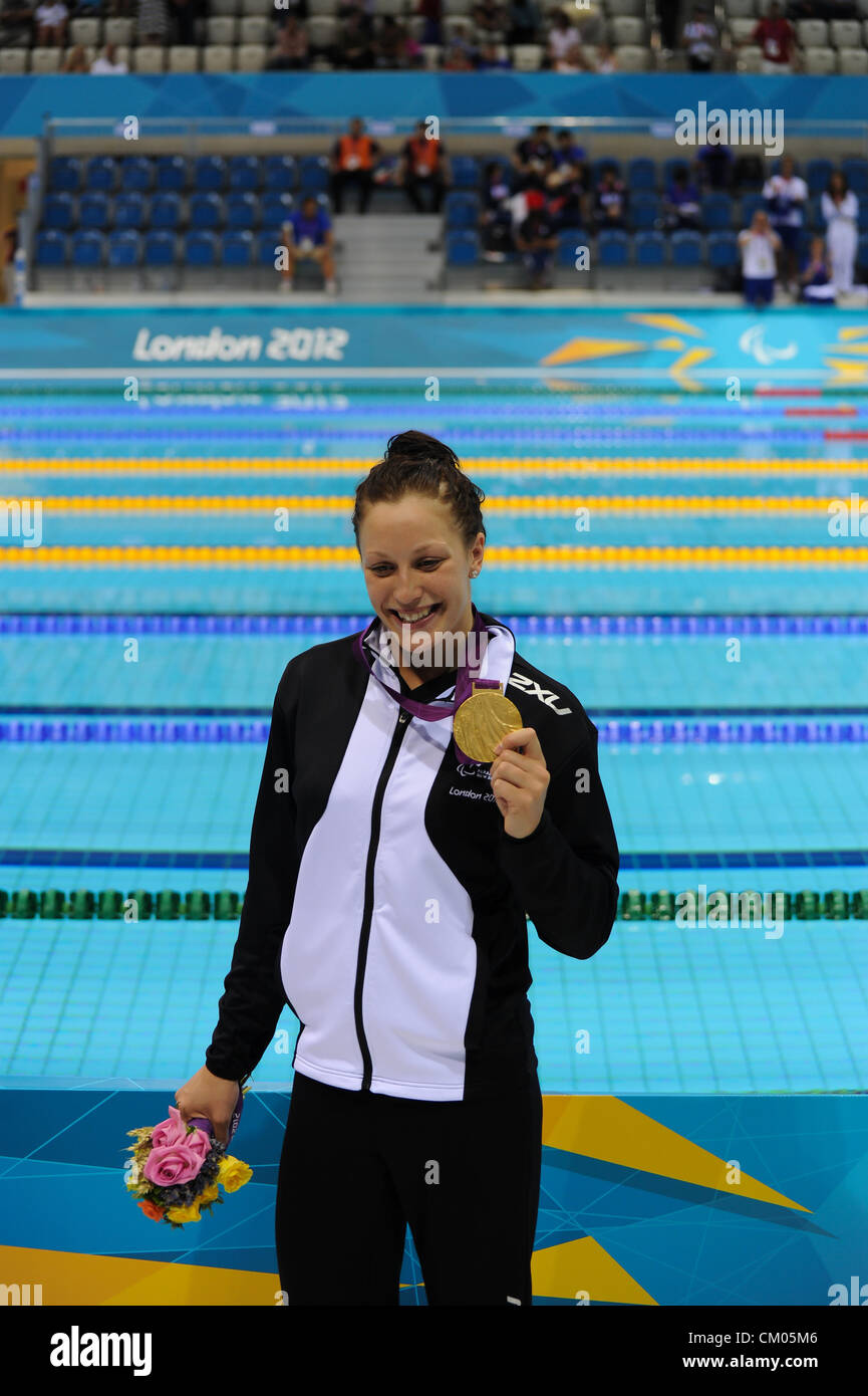 06.09.2012 London, England. Aquatics Centre. Women's 100m Freestyle S10 ...