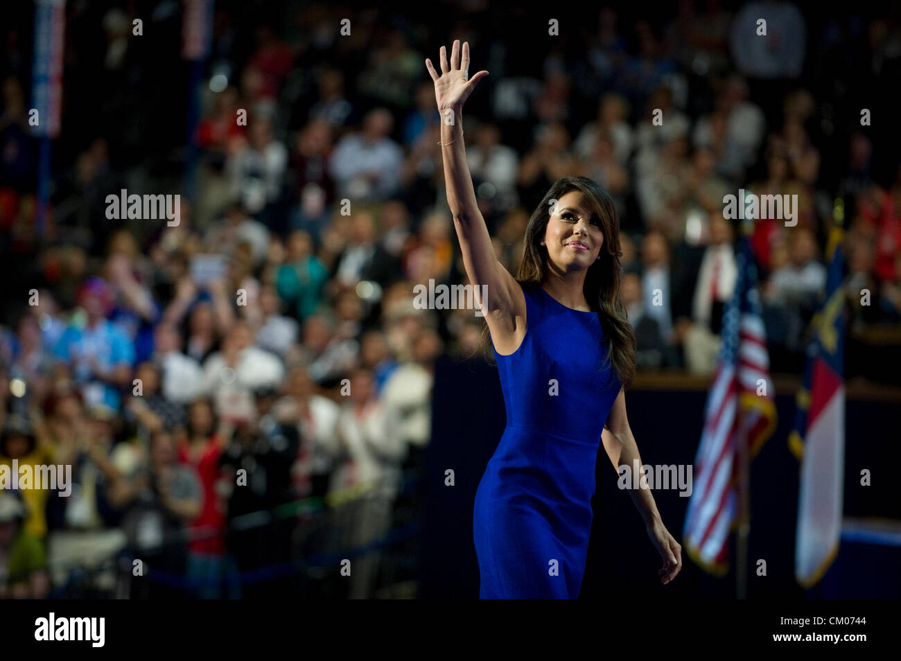 Charlotte, North Carolina, USA - Actress Eva Longoria, makes remarks ...
