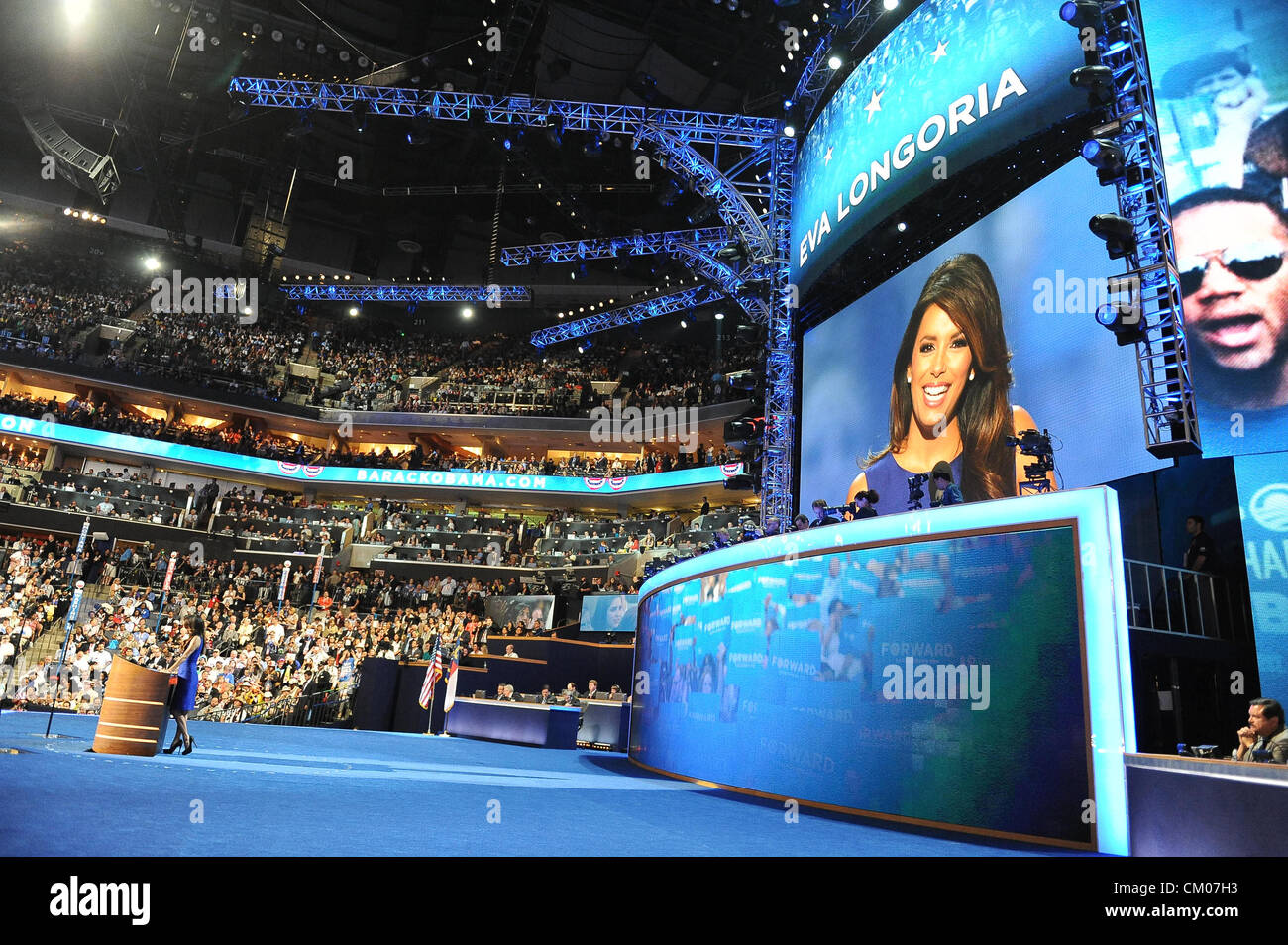 Charlotte, North Carolina, USA - Actress Eva Longoria, makes remarks ...