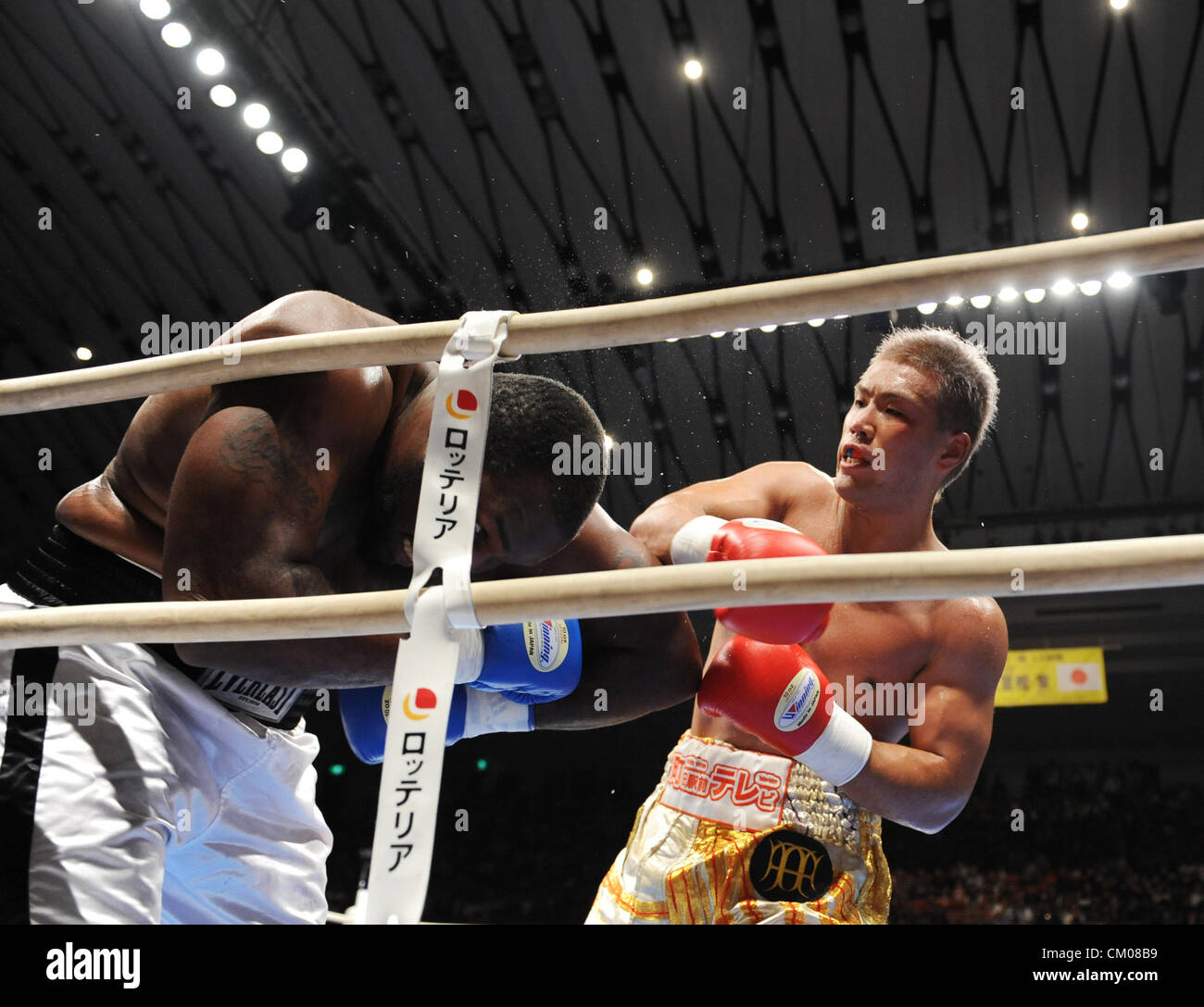 (R-L) Kyotaro Fujimoto (JPN), Clarence Tillman (USA), JUNE 20, 2012 ...