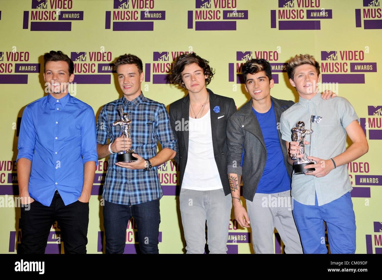 Los Angeles, California, USA. 6th September 2012. One Direction in the ...