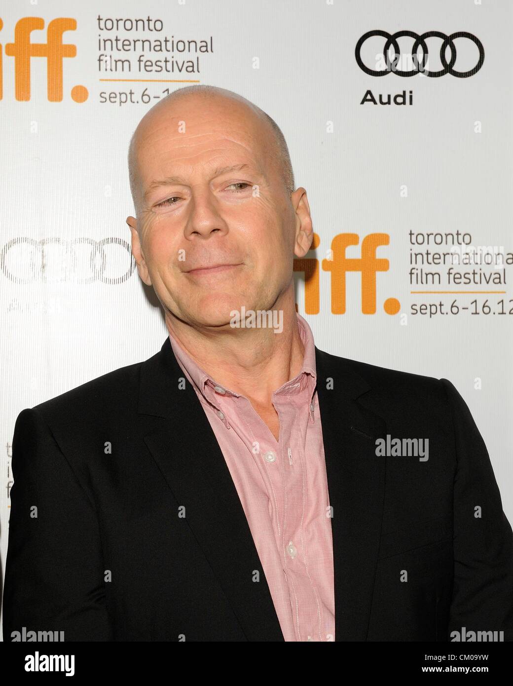Toronto, Ontario, Canada. 6th September 2012. Bruce Willis at arrivals ...