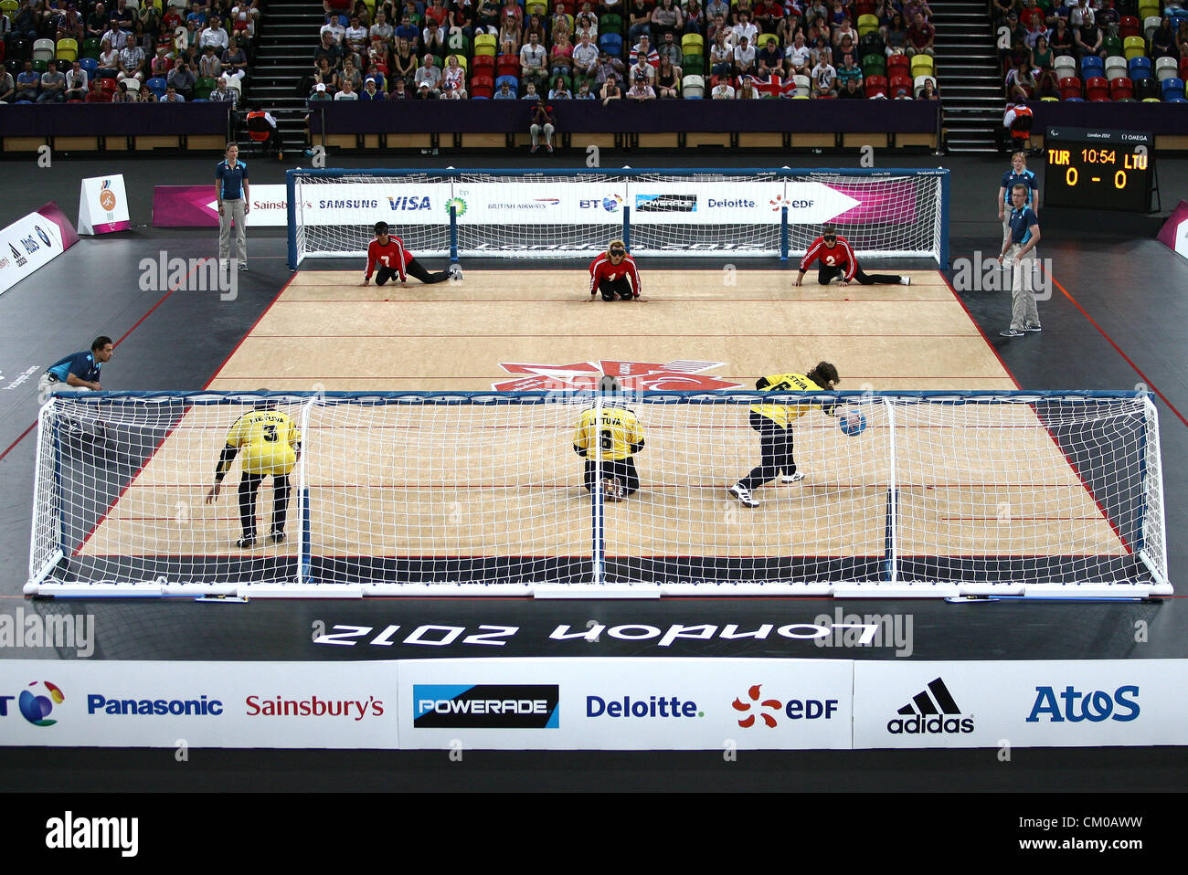 7.09.2012 London, England. Lithuania and Turkey in action in the Bronze ...