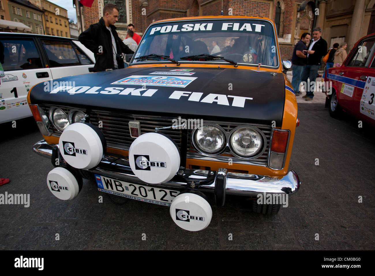September 07, 2012. Cracow, Poland - Start of the 1st Historic Rally ...