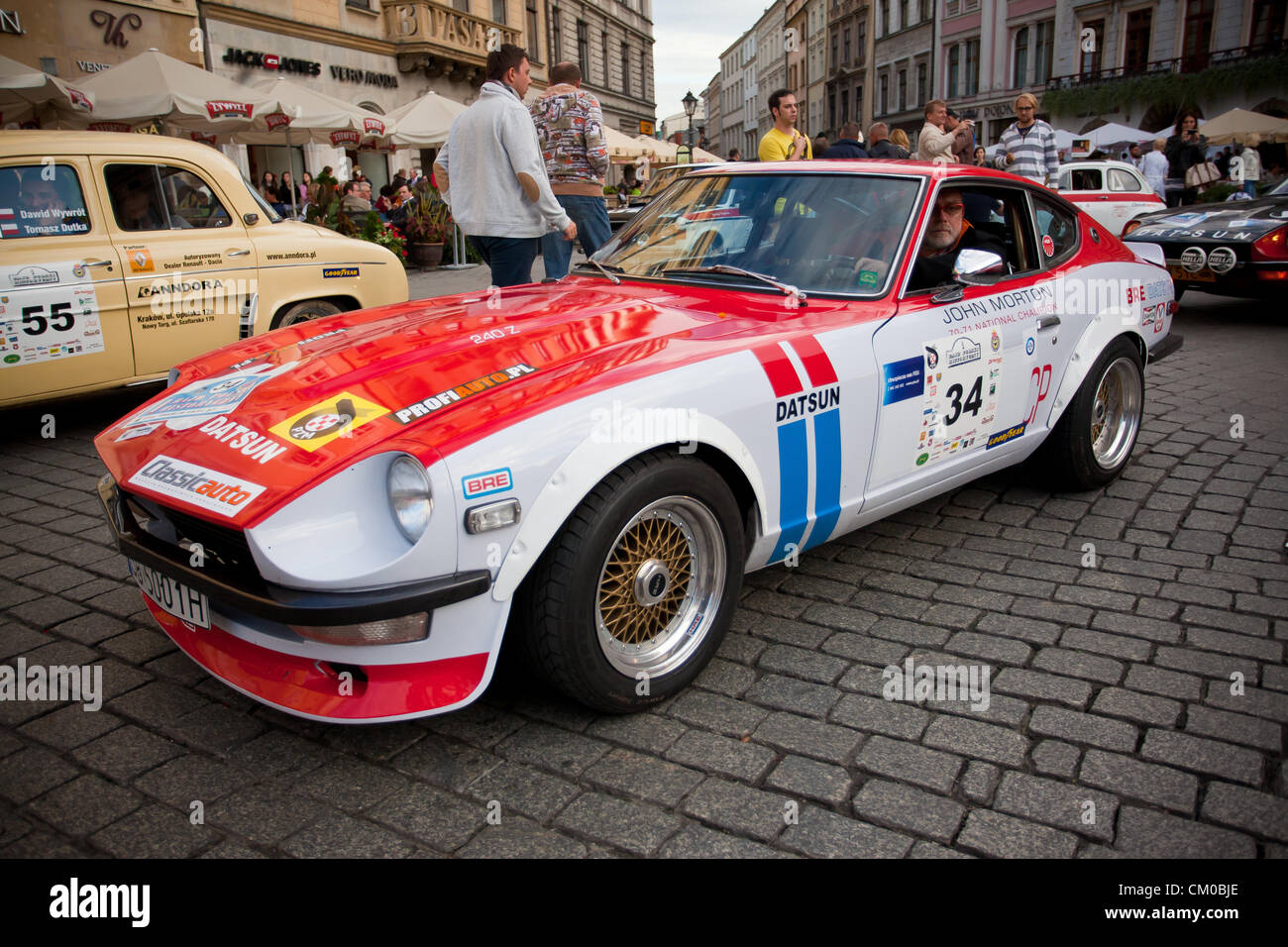 September 07, 2012. Cracow, Poland - Start of the 1st Historic Rally ...