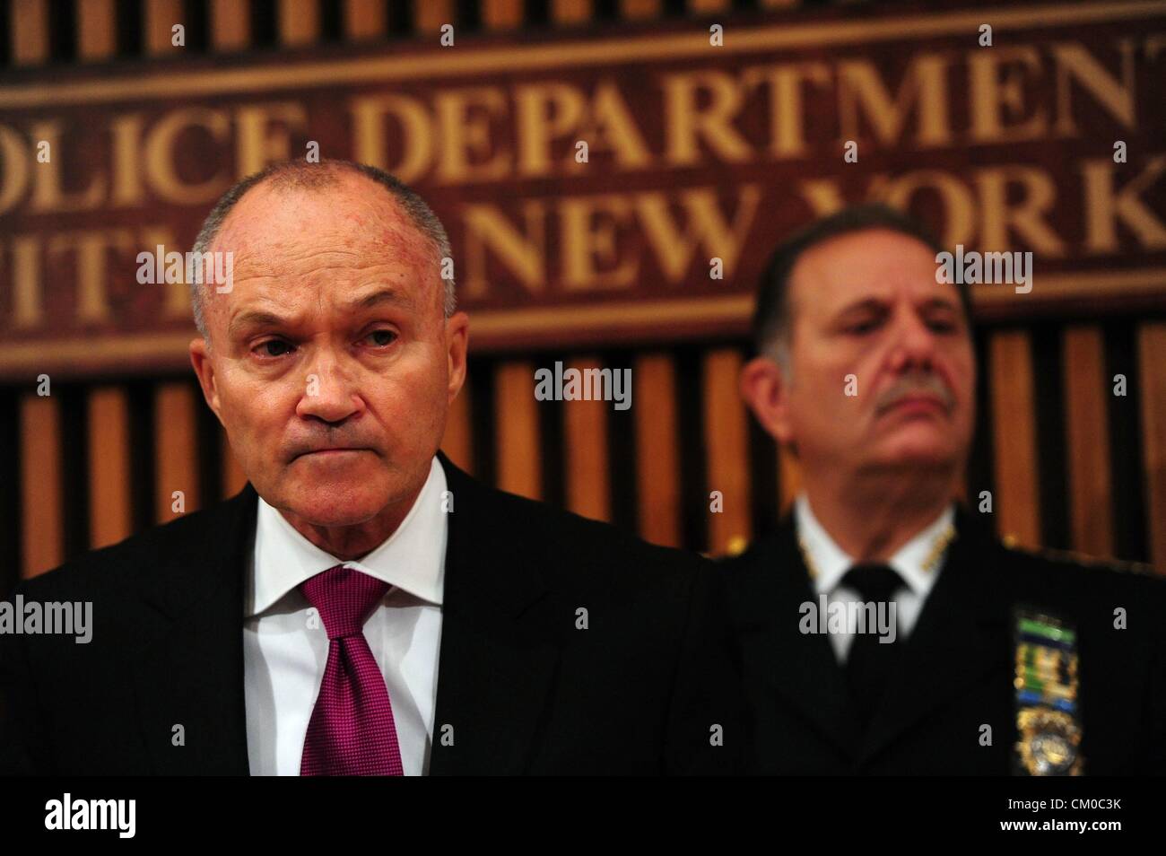Sept. 7, 2012 - Manhattan, New York, U.S. - NYPD Commissioner RAYMOND ...