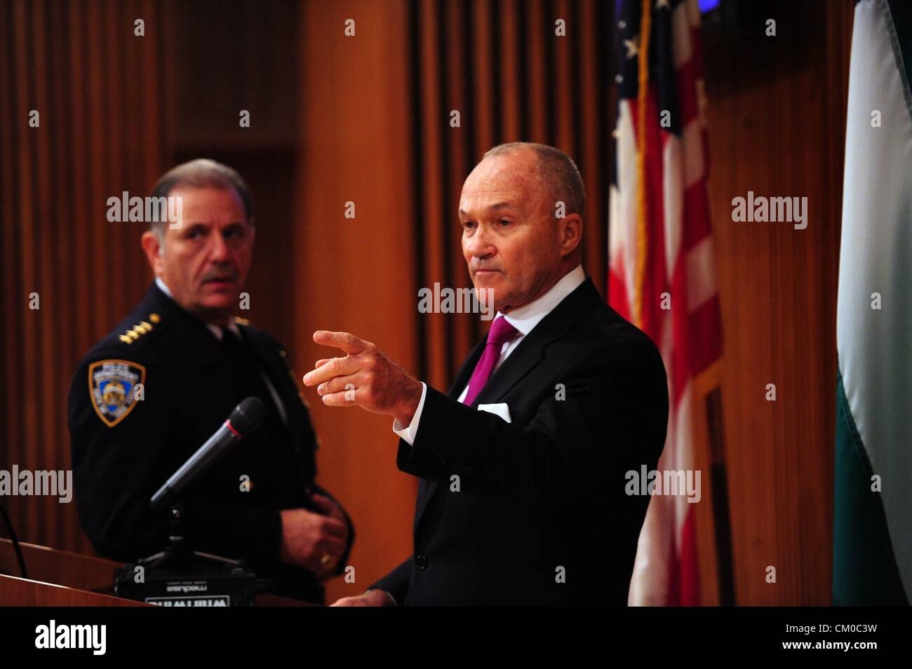 Sept. 7, 2012 - Manhattan, New York, U.S. - NYPD Commissioner RAYMOND ...