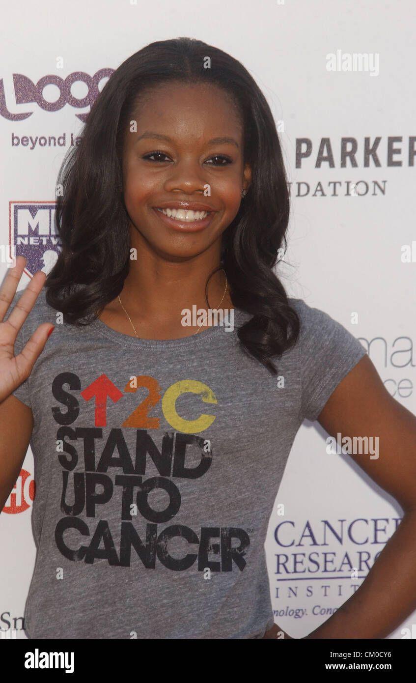 Sept. 7, 2012 - Hollywood, California, U.S. - Gabrielle Douglas attends ...