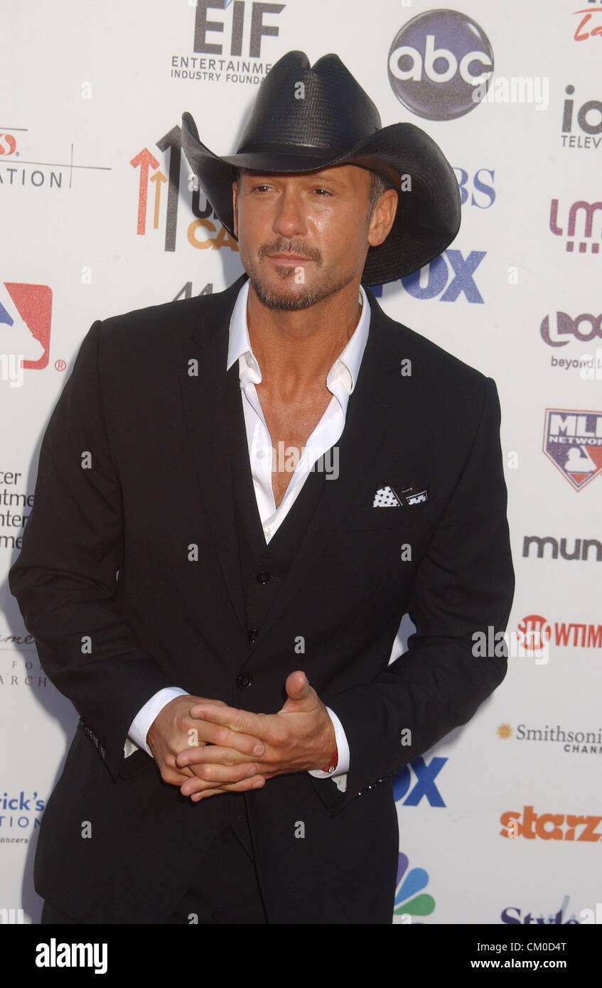 Sept. 7, 2012 - Hollywood, California, U.S. - Tim Mc Graw attends the ...