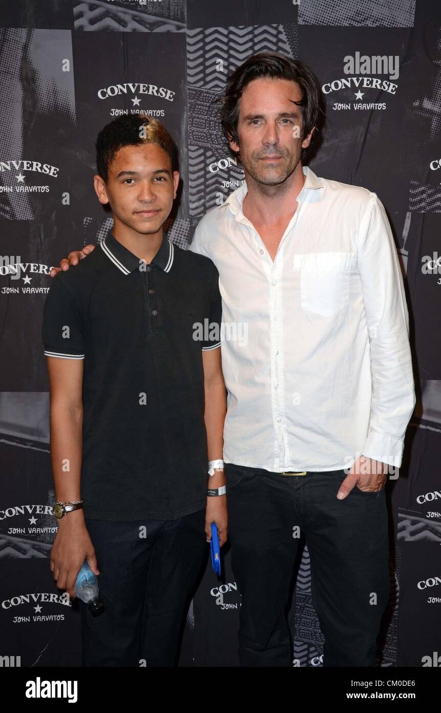 New York, USA. 7th September 2012. Tom Ly and son Joseph in attendance ...