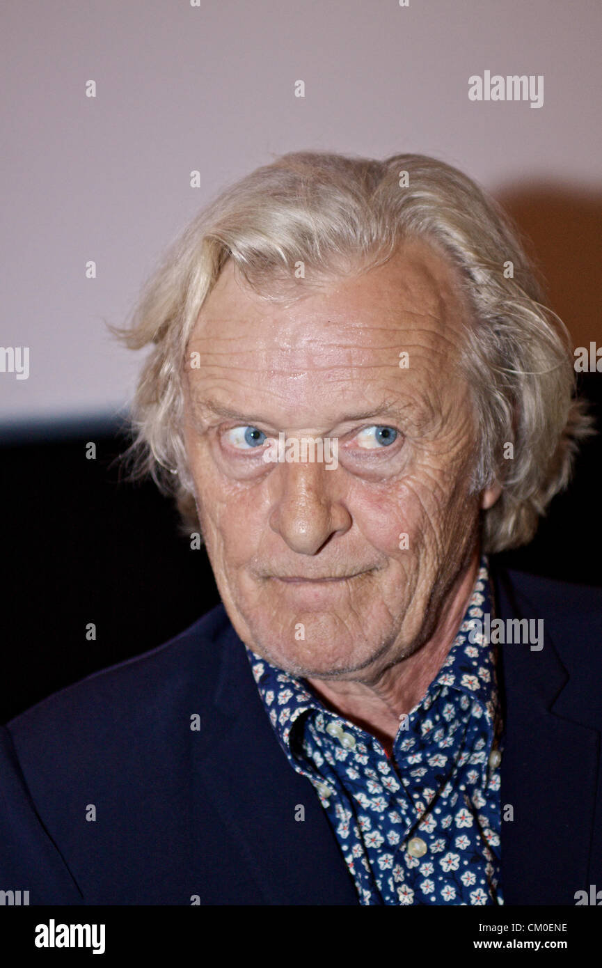 BOLOGNA, ITALY - SEP 08: Rutger Hauer [Actor] having a free talk with ...