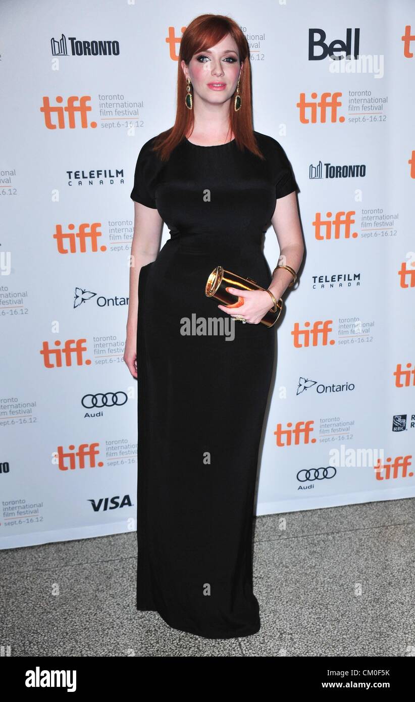 Toronto, Canada. 7th September 2012. Christina Hendricks at arrivals ...
