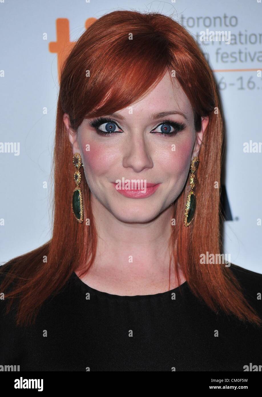 Toronto, Canada. 7th September 2012. Christina Hendricks at arrivals ...