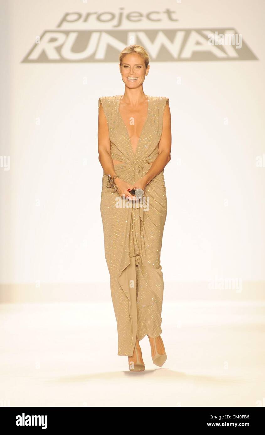 Heidi Klum in attendance for PROJECT RUNWAY 10th Anniversary Runway ...