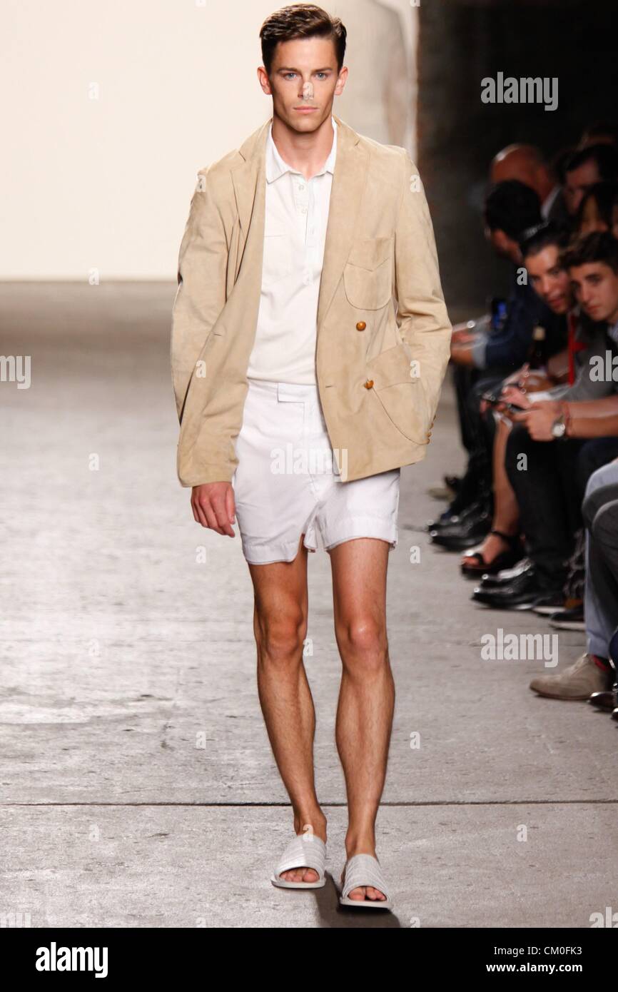 New York, Usa. 7th September 2012. Model in attendance for Billy Reid ...