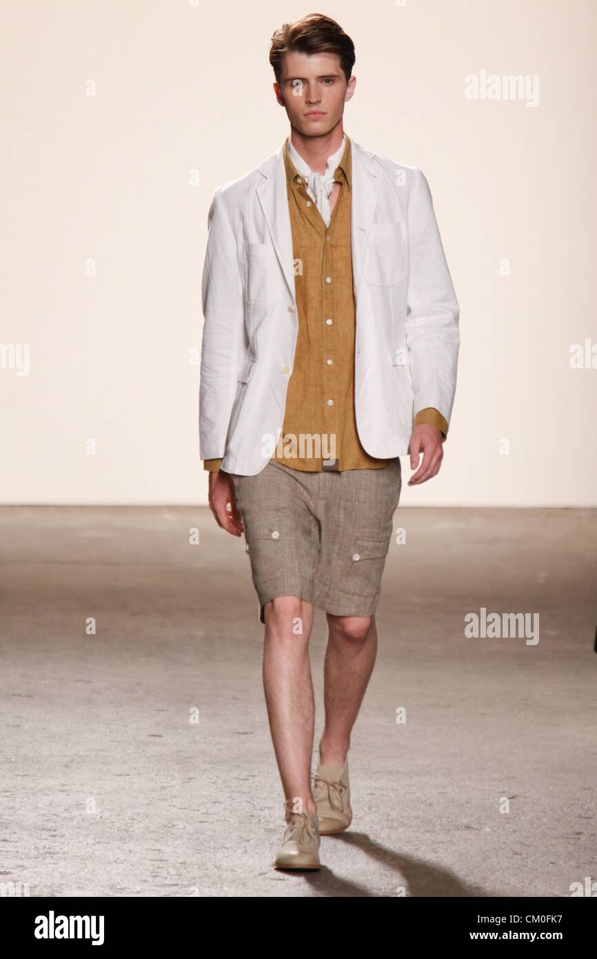 New York, Usa. 7th September 2012. Model in attendance for Billy Reid ...